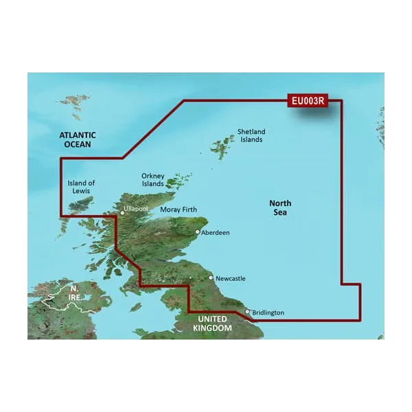 Garmin Great Britain, Northeast Charts BlueChart g3 | HXEU003R | micro ...