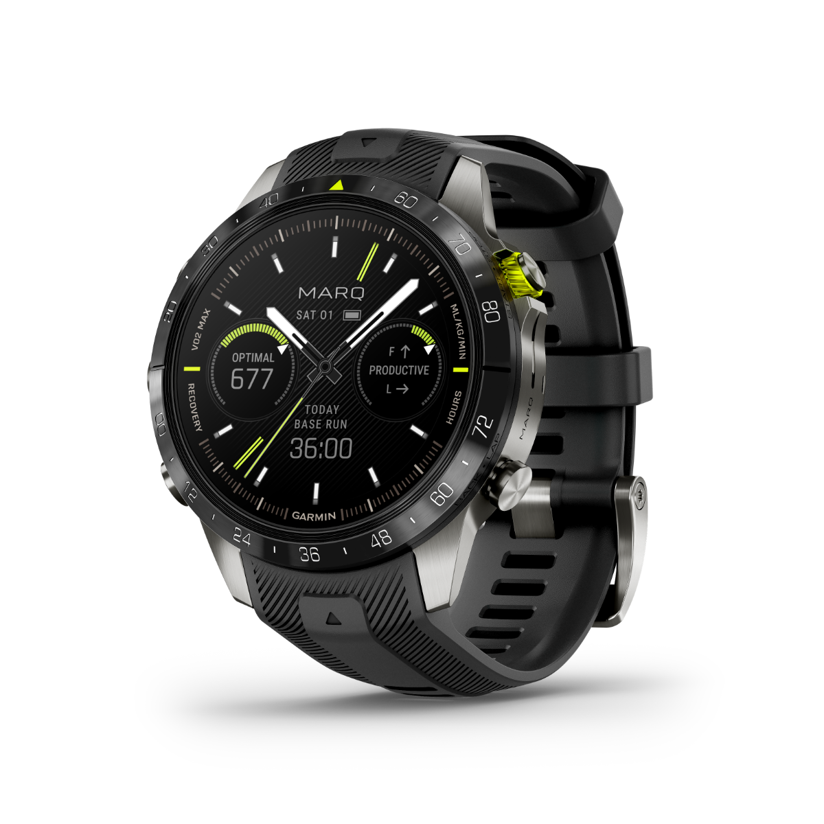 Garmin MARQ Athlete (Gen 2), Men's Luxury GPS Smartwatch (010-02648-40 ...
