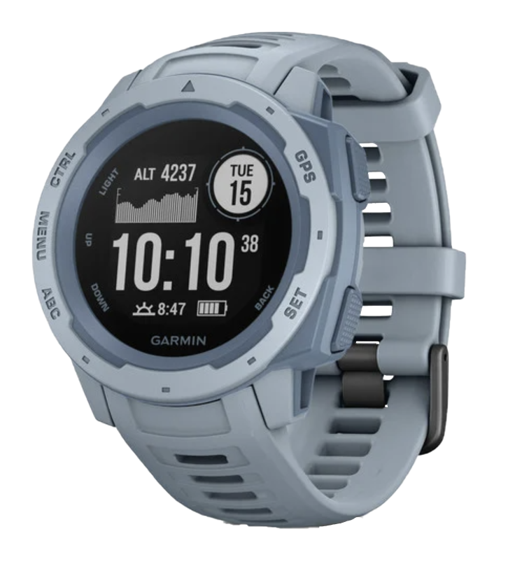 Garmin Instinct, Sea Foam, Rugged GPS Smartwatch (Garmin Certified Ref ...